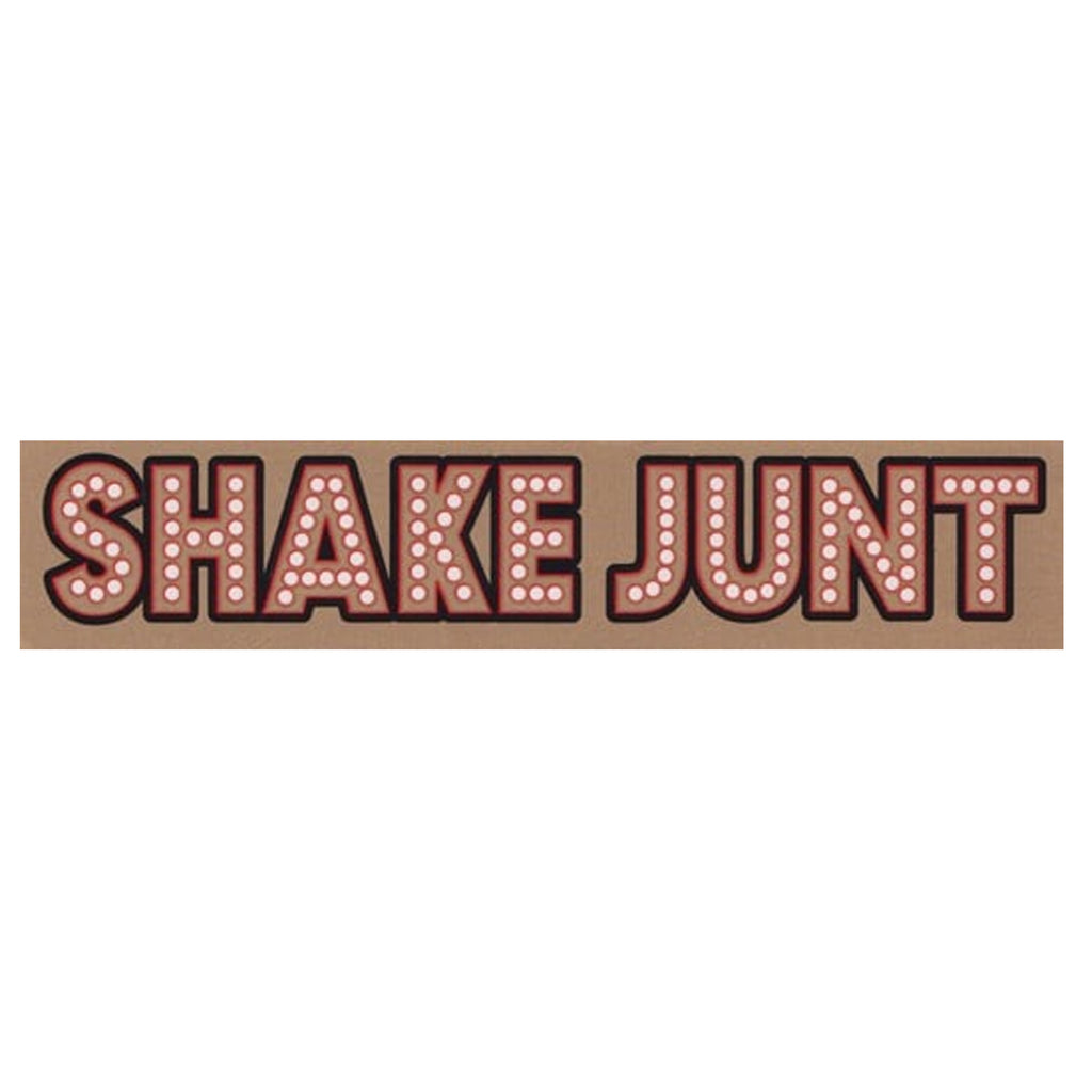 Shake Junt Stretch Logo Sticker - Gold – Slugger Skate Store Shake Junt Stretch Logo Sticker - Gold – Slugger Skate Store